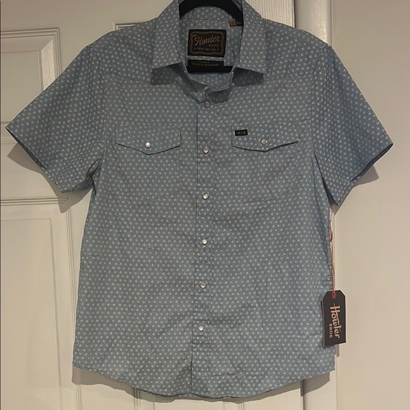 Howler Brothers | Shirts | Mens Blue Short Sleeve Shirt | Poshmark